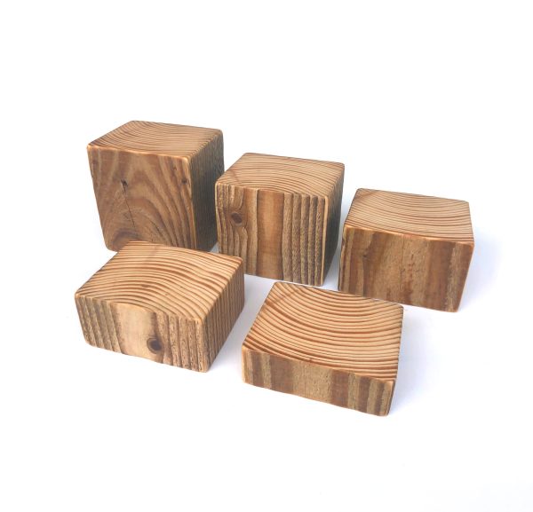 Reclaimed Wood Blocks — 95mm x 75mm x Height Options – TimberYardStudio