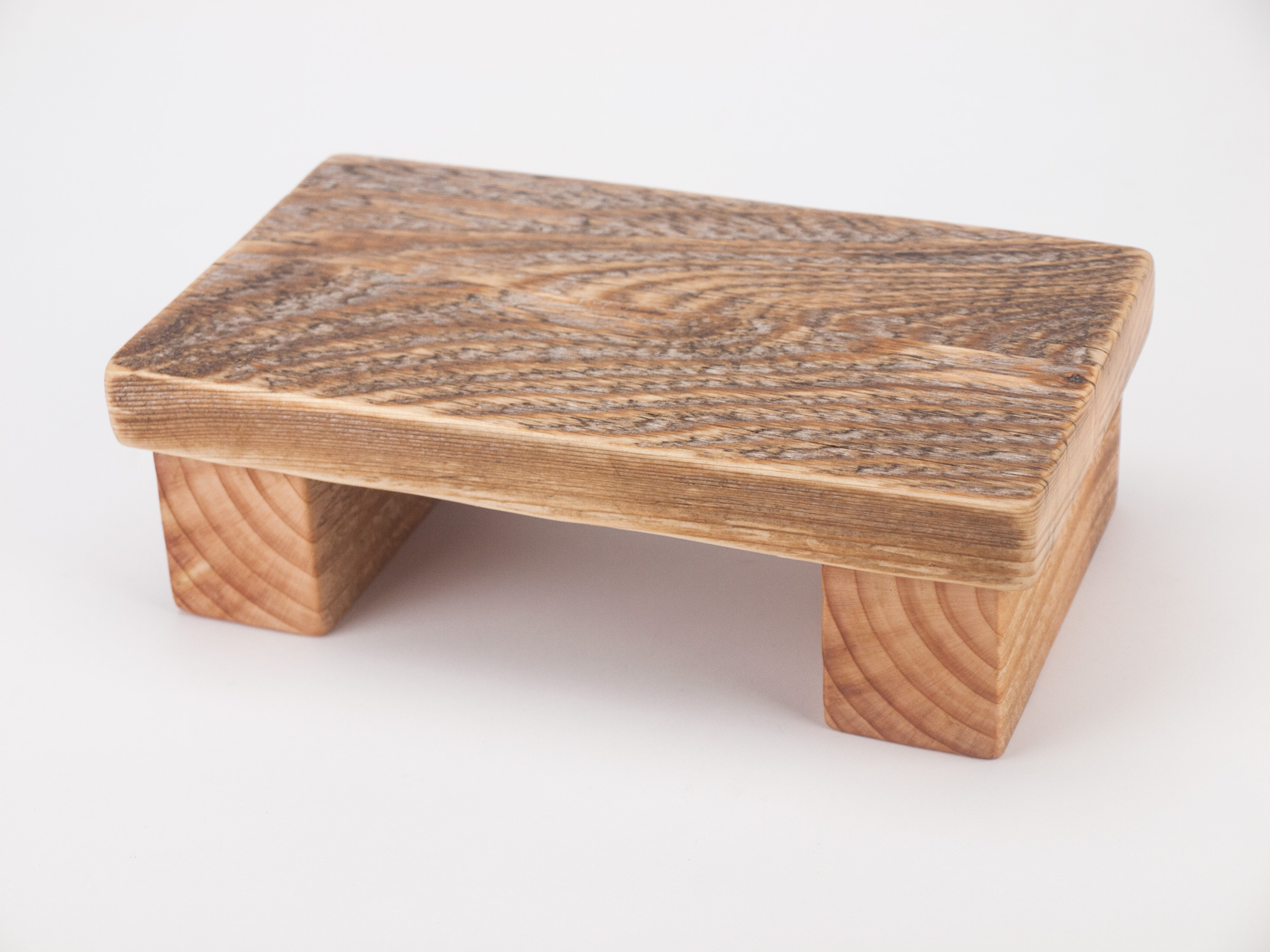 Rustic Wood Countertop Display Stand – TimberYardStudio