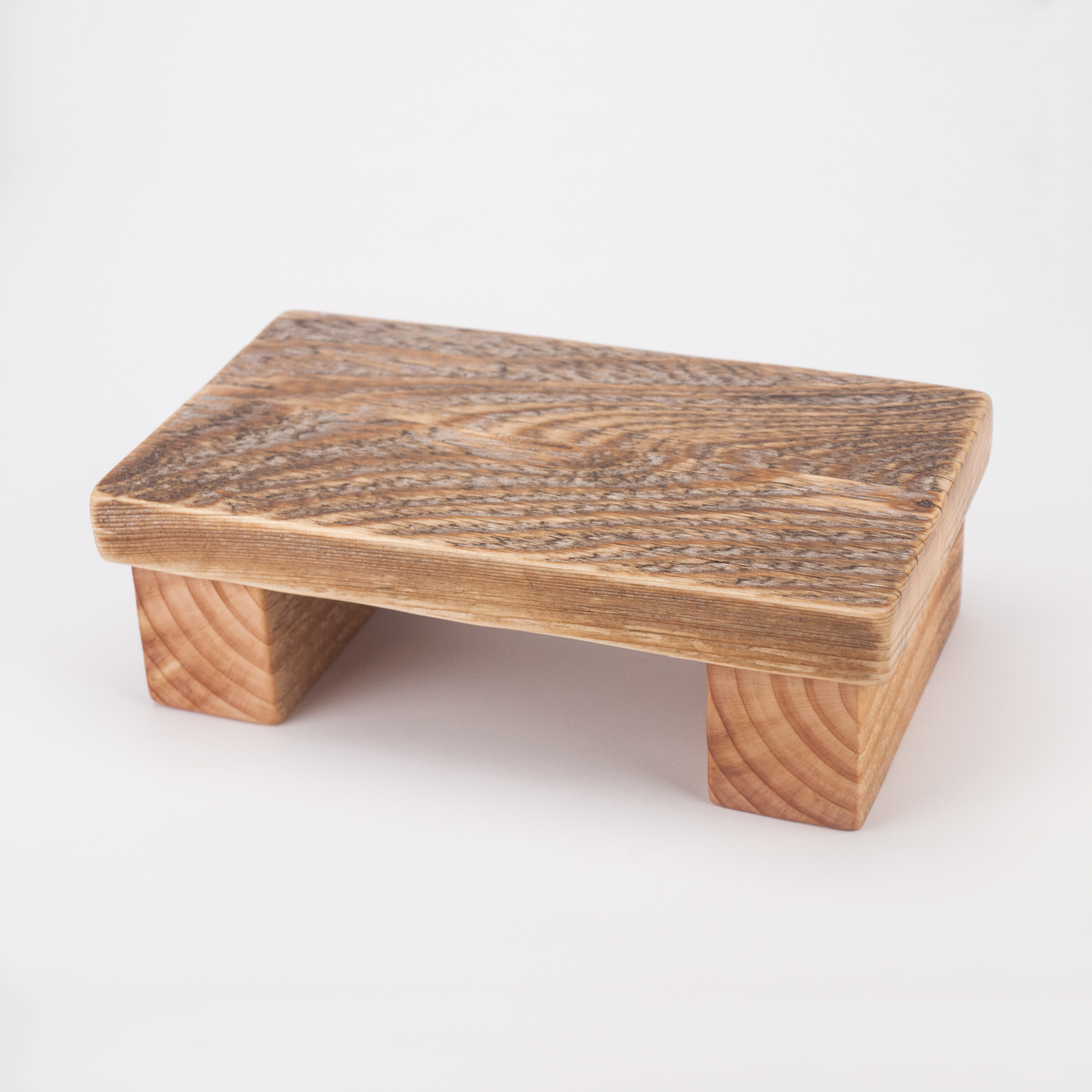 Rustic Wood Countertop Display Stand – TimberYardStudio